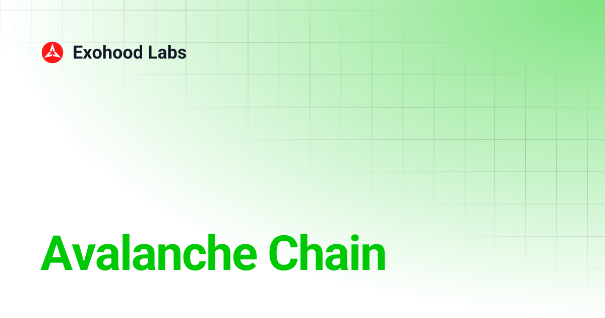 Avalanche Chain | Exohood Labs